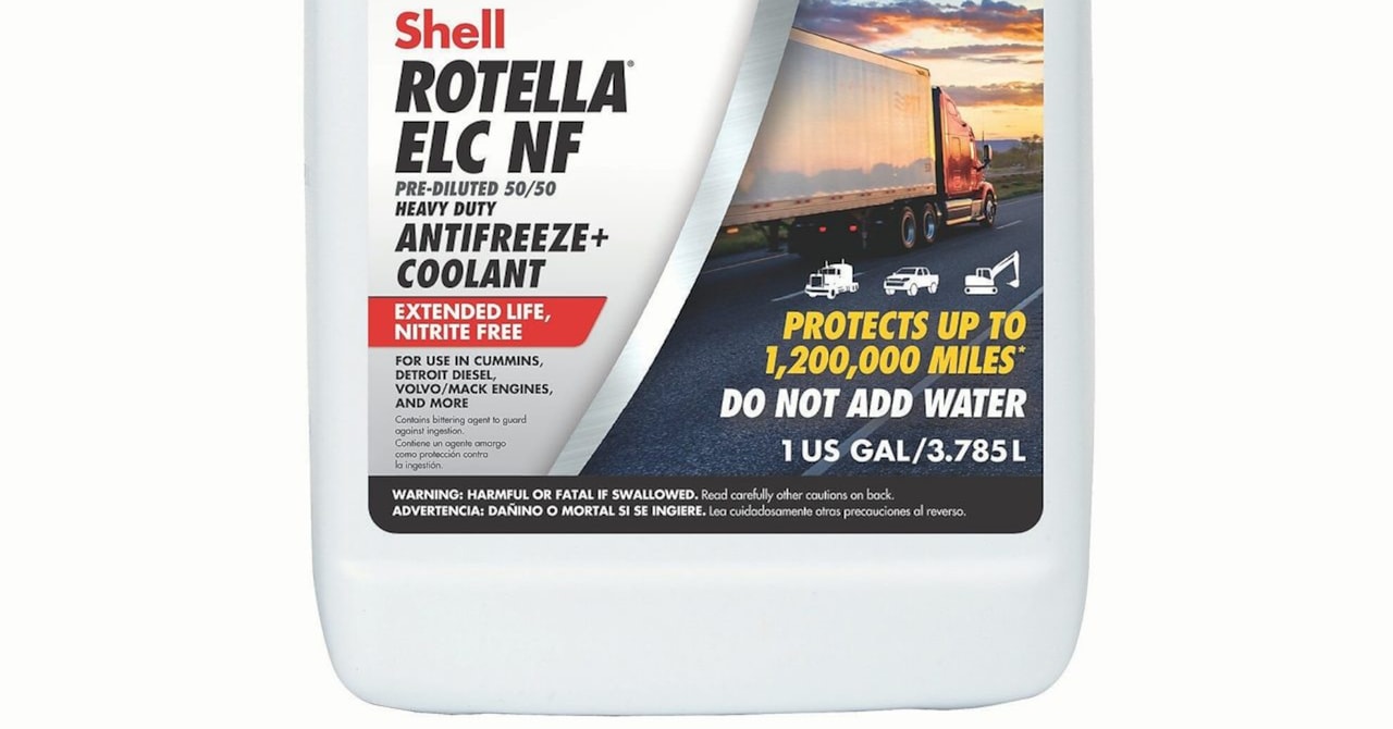 Shell rotella® elc nitrite free antifreeze/coolant | Business